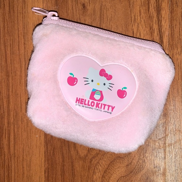 Hello Kitty | Accessories | Hello Kitty By Sanrio Fuzzy Zipper Coin ...